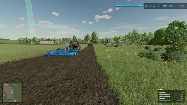 Farming Simulator 22 ЗАО Суворовское. Культивация. #2