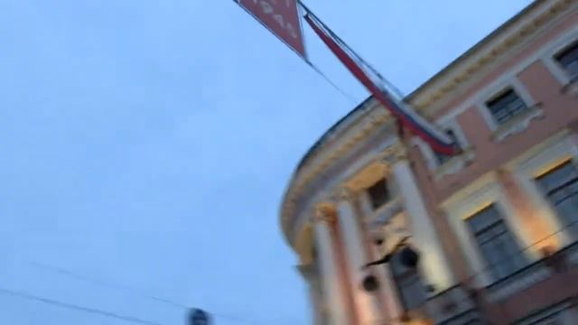 РОССИЯ, Санкт-Петербург, Невский пр. (вечер) 9 мая 2014