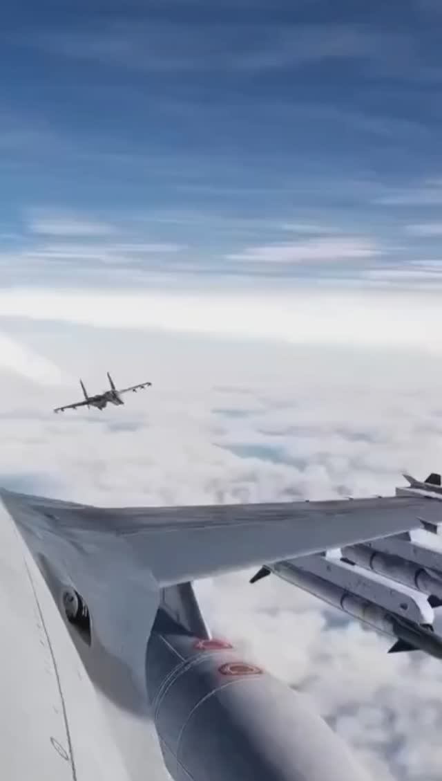 Су-35 и f-16 бой характеров у берегов Аляски