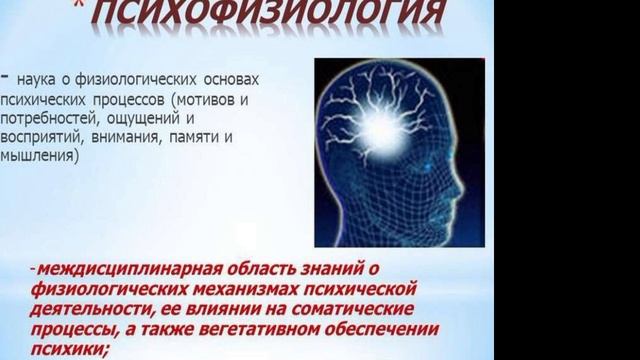 Психофизиология.