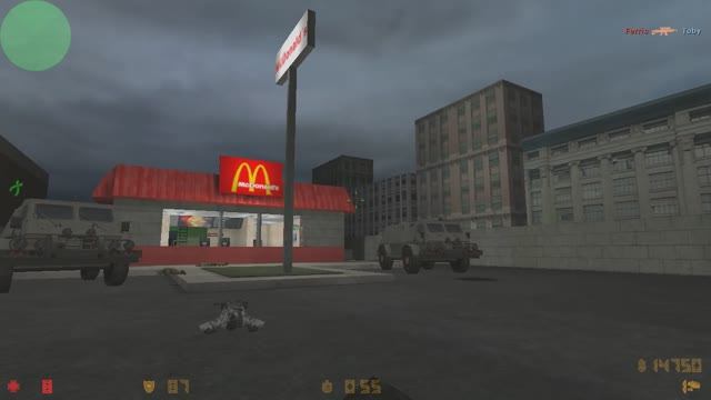 Террористы атаковали Макдоналдс. карта de_mcdonalds_source