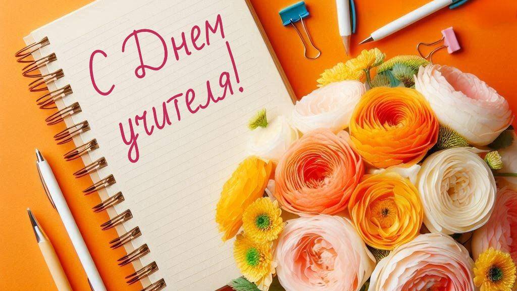 Группа №4; С Днем учителя!