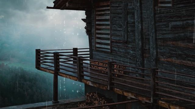 Релакс. Атмосферный расслабляющий дождь с громом.