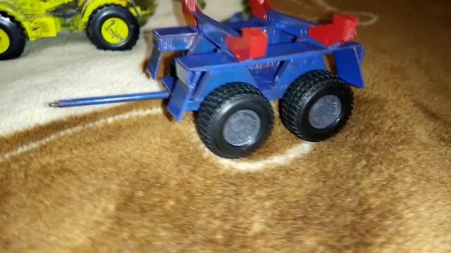 Прицеп трубовоз для кировца 1:43 (самоделка)