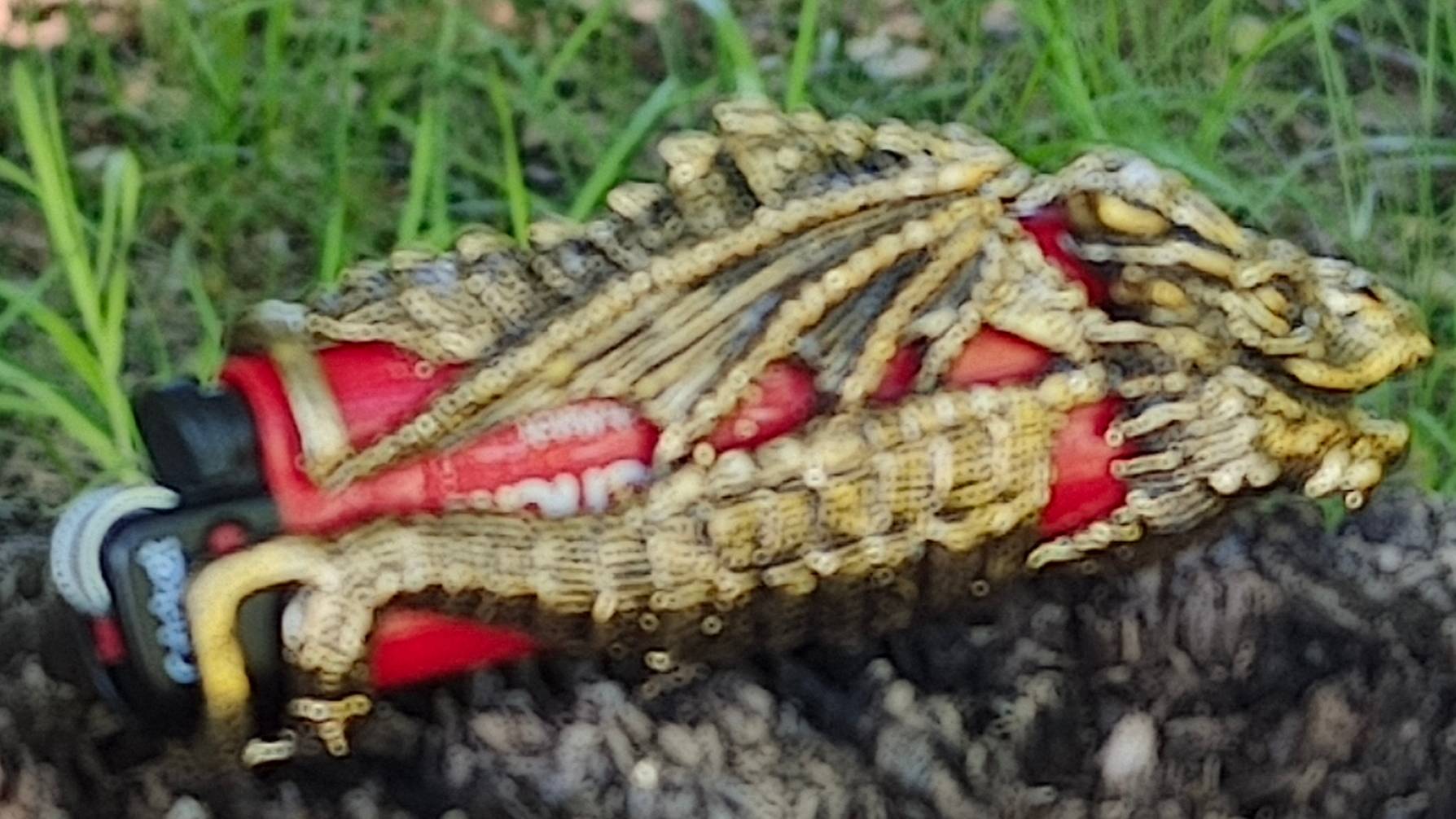 Бронзовый чехол для зажигалки Bic,Cricket «Дракон» 0.56 сек(оригинал муз.жига-жига)