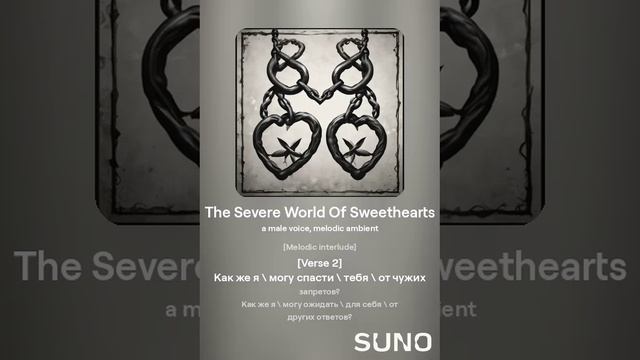 todalzeit - The Severe World Of Sweethearts (a male voice-melodic ambient created by AI)