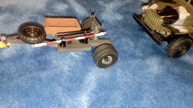 Прицеп с частичной погрузкой 1:43. Самоделка по фото.