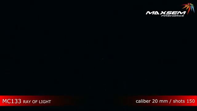 Maxsem Fireworks MC133 RAY OF LIGHT