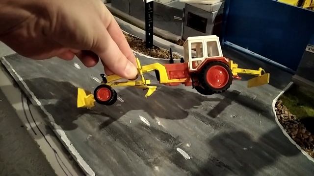 Грейдер на базе МТЗ 1:43 (Самоделка)