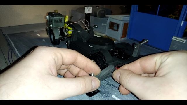 Кран монтажный МКТ-6-45 1:43. (1 часть). Строительство прицепной части - основание крана.