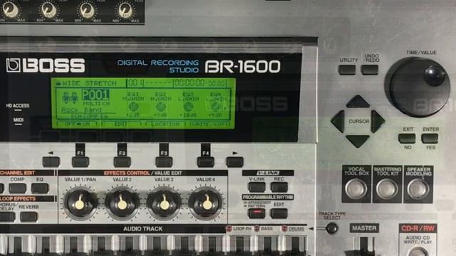 Boss BR 1600 Tips and Tricks - Turning off the Insert Effects