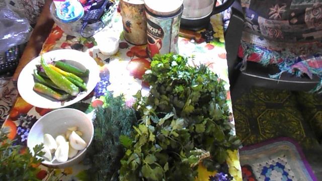 DSCN7870 Абхазская витаминная зеленая  аджика.