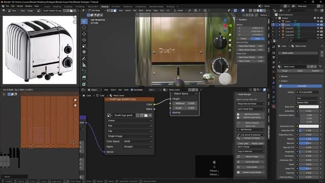 01 - Course Promo Video. STRATEGIES for MODELING and TEXTURING in Blender