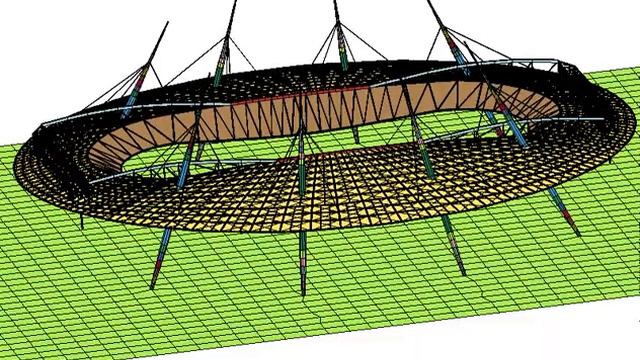 2.1. Стадион Зенит. Сценарий обрушения конструкций. 2009