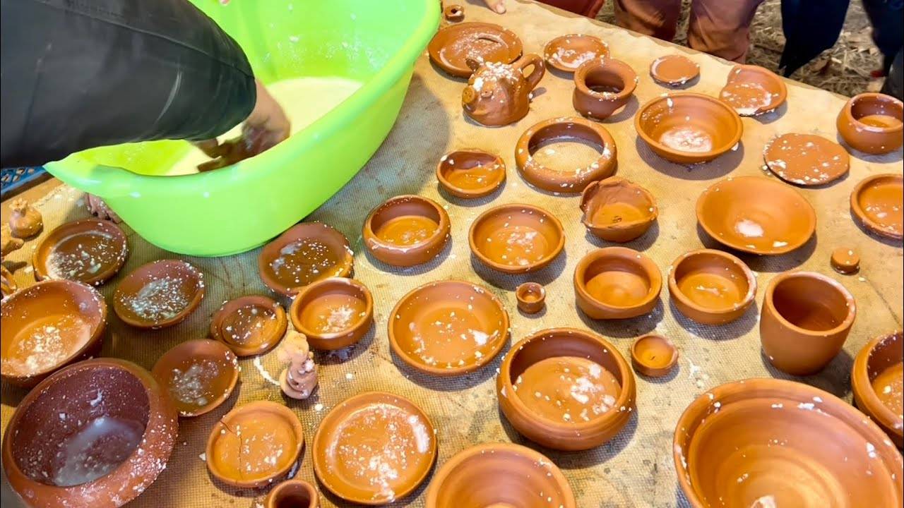 🍯 Снежное молочение КЕРАМИКИ / Обучение лепке и гончарному кругу