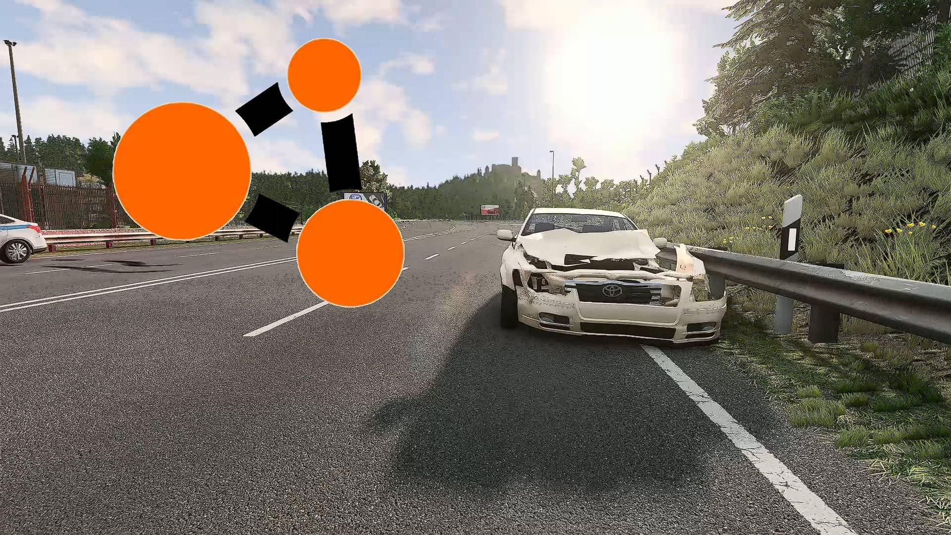 авария на реальныйх событиях 18 в BeamNG.Drave