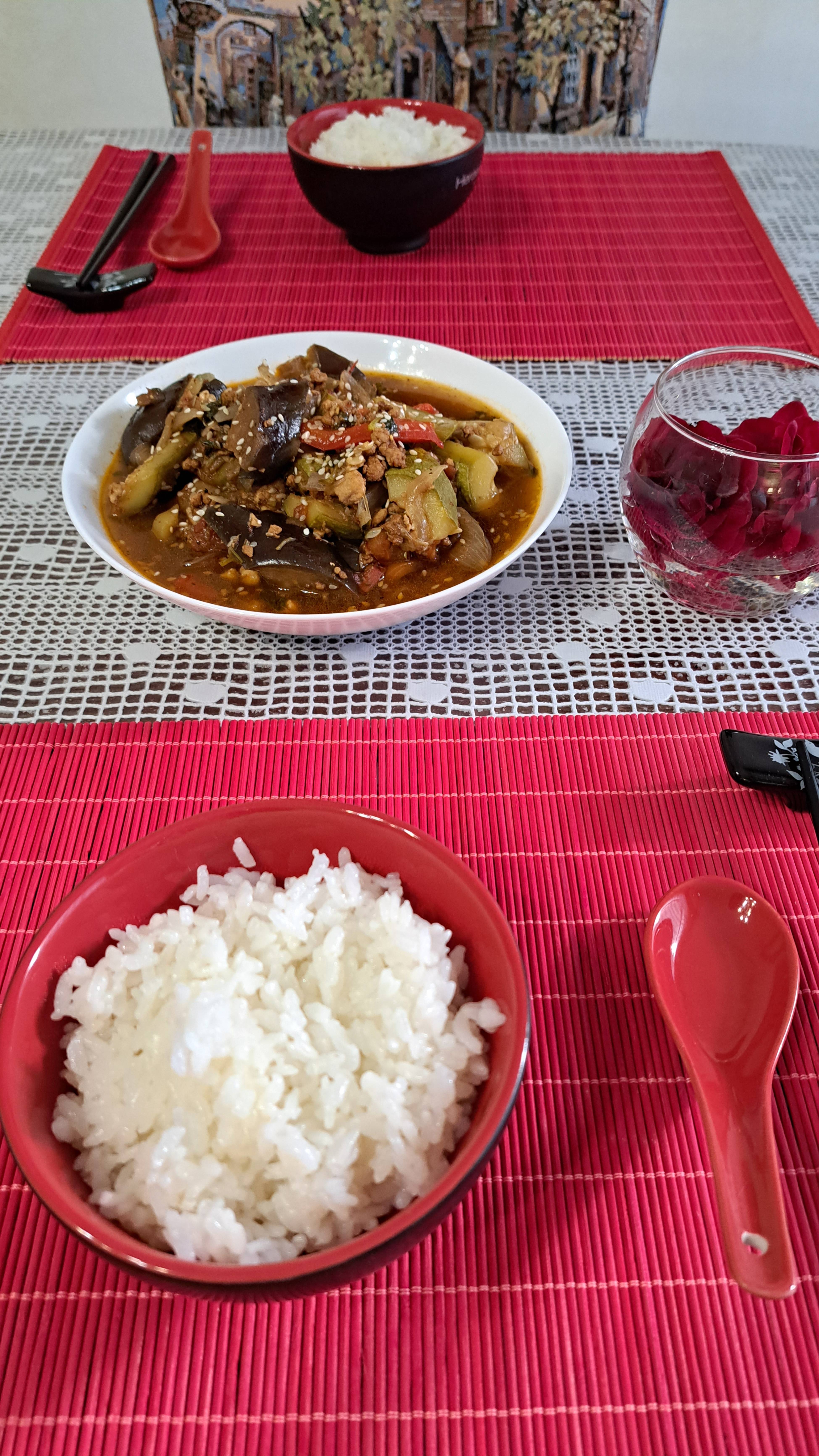 овощи и мясо в азиатском стиле