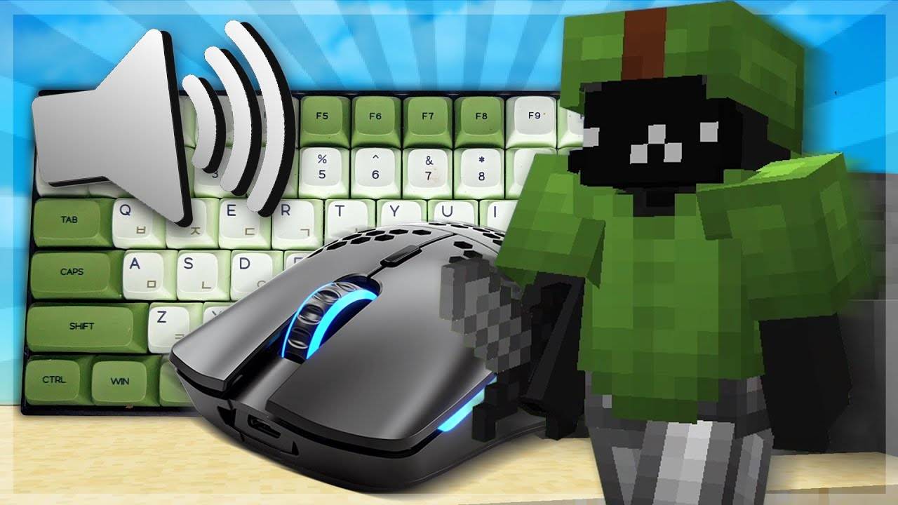 (Telly Bridging) Bedwars ASMR Звуки клавиатуры и мыши _ Hypixel Bedwars[1080p60]]