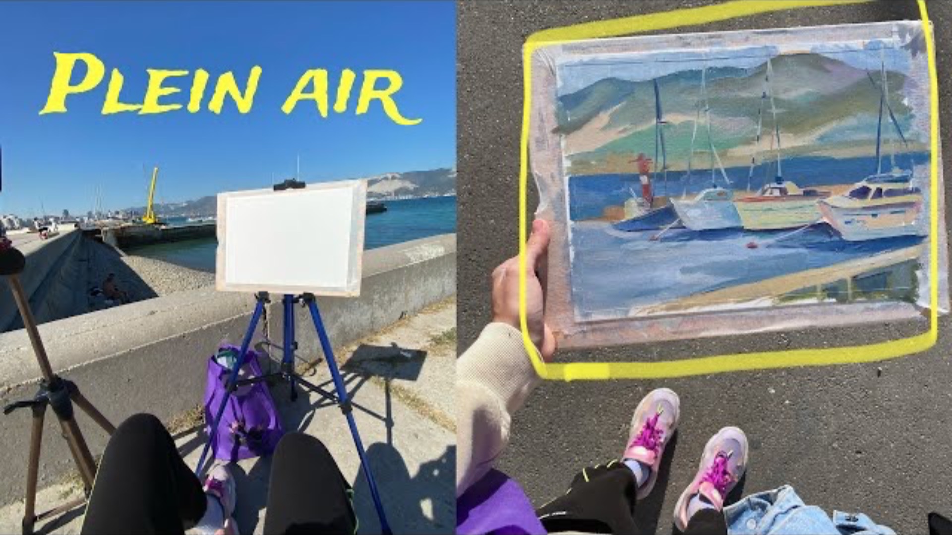 моя студия⛰⛅️ пленэрная живопись