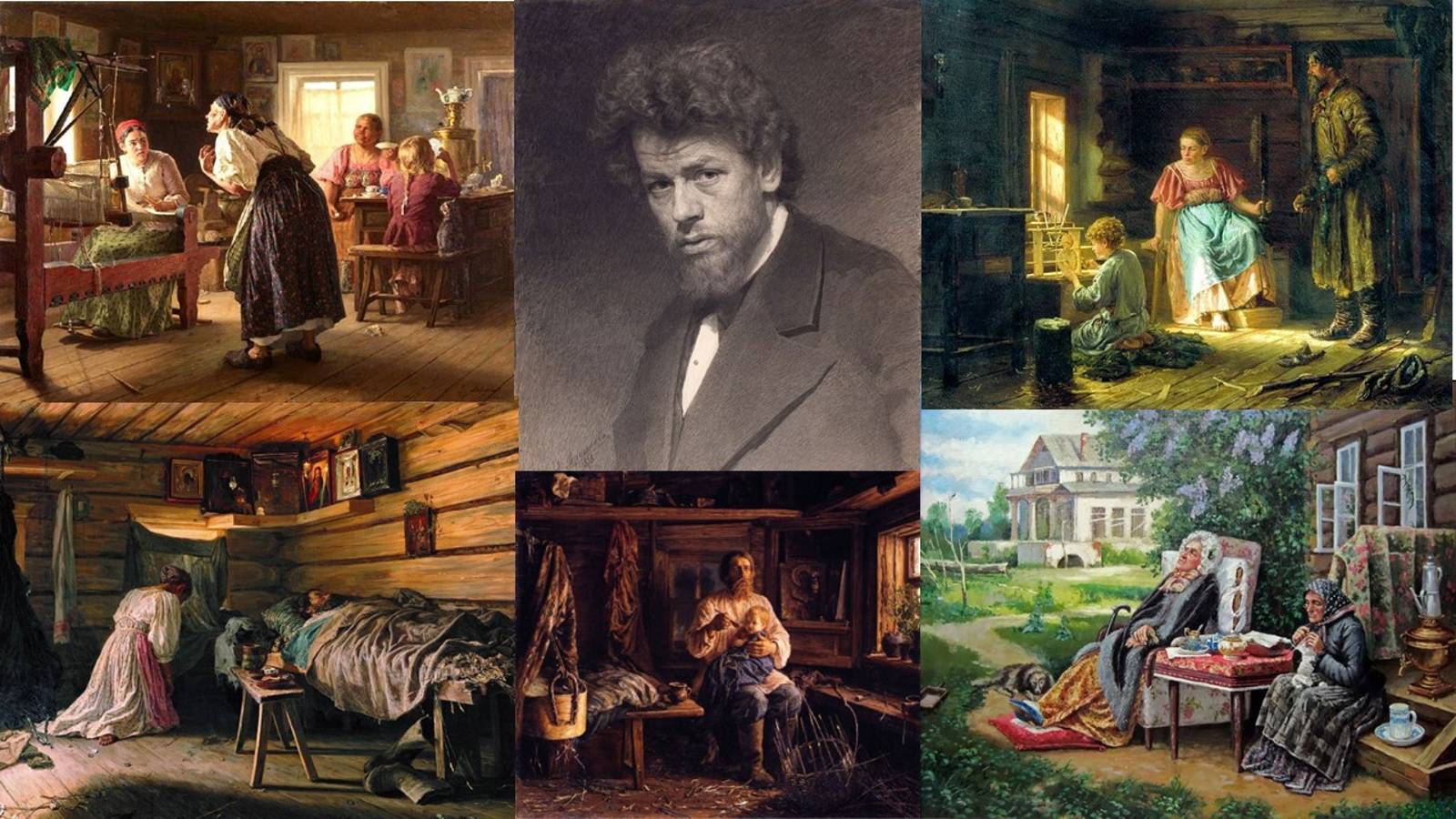 Крестьянская жизнь в полотнах Максимова Василия Максимовича