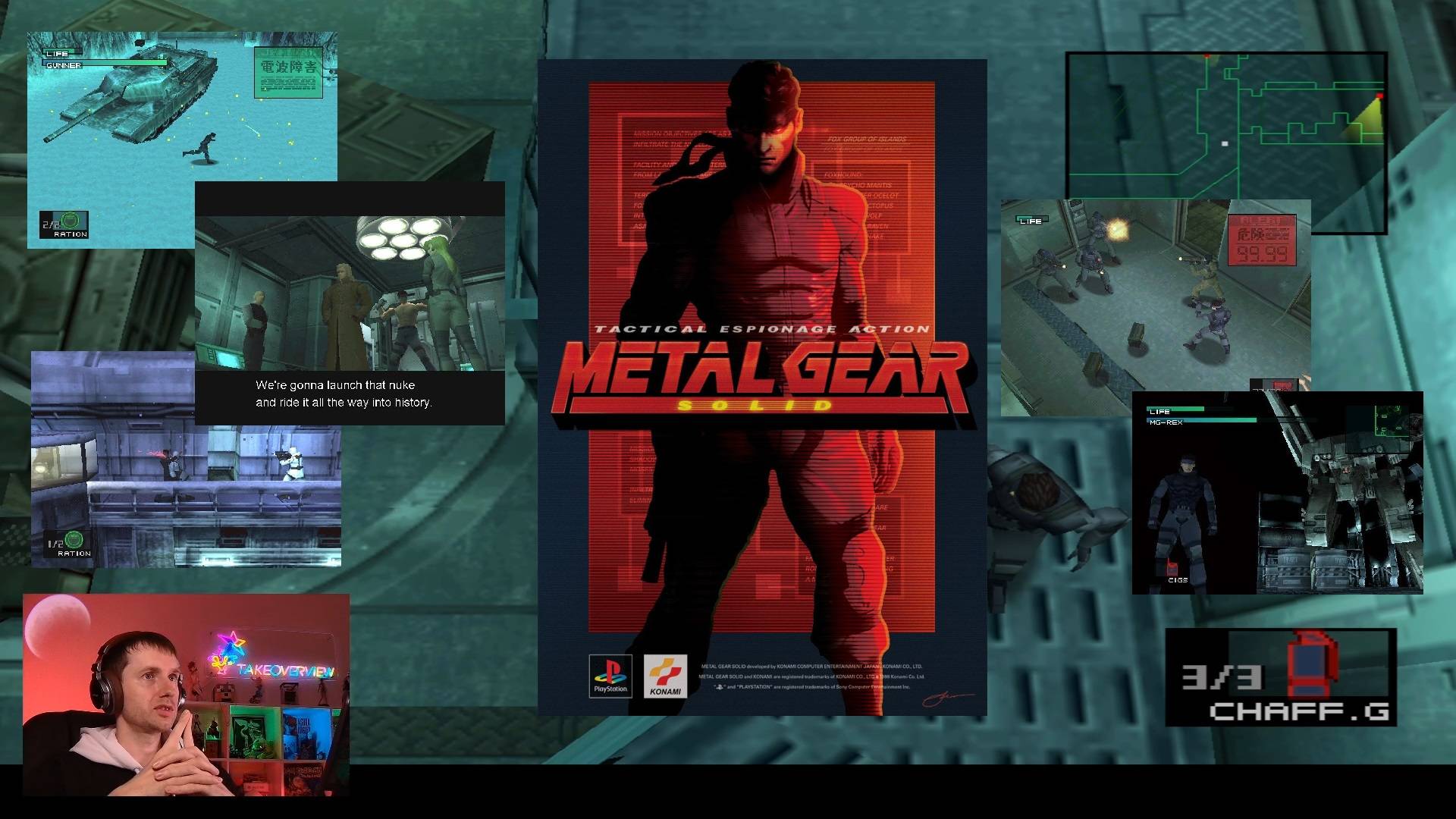 Metal Gear Solid - "Ну, где же ваши ROOKIE", патроны, лестницы и глубокая философия на 10/10