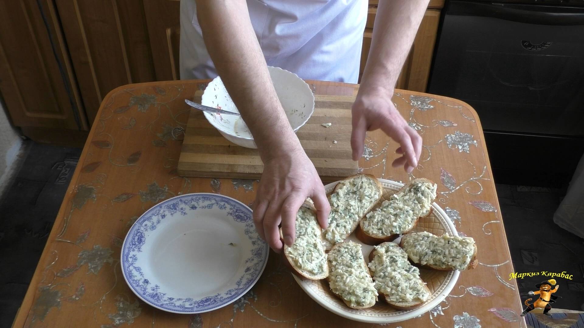 Луковые гренки