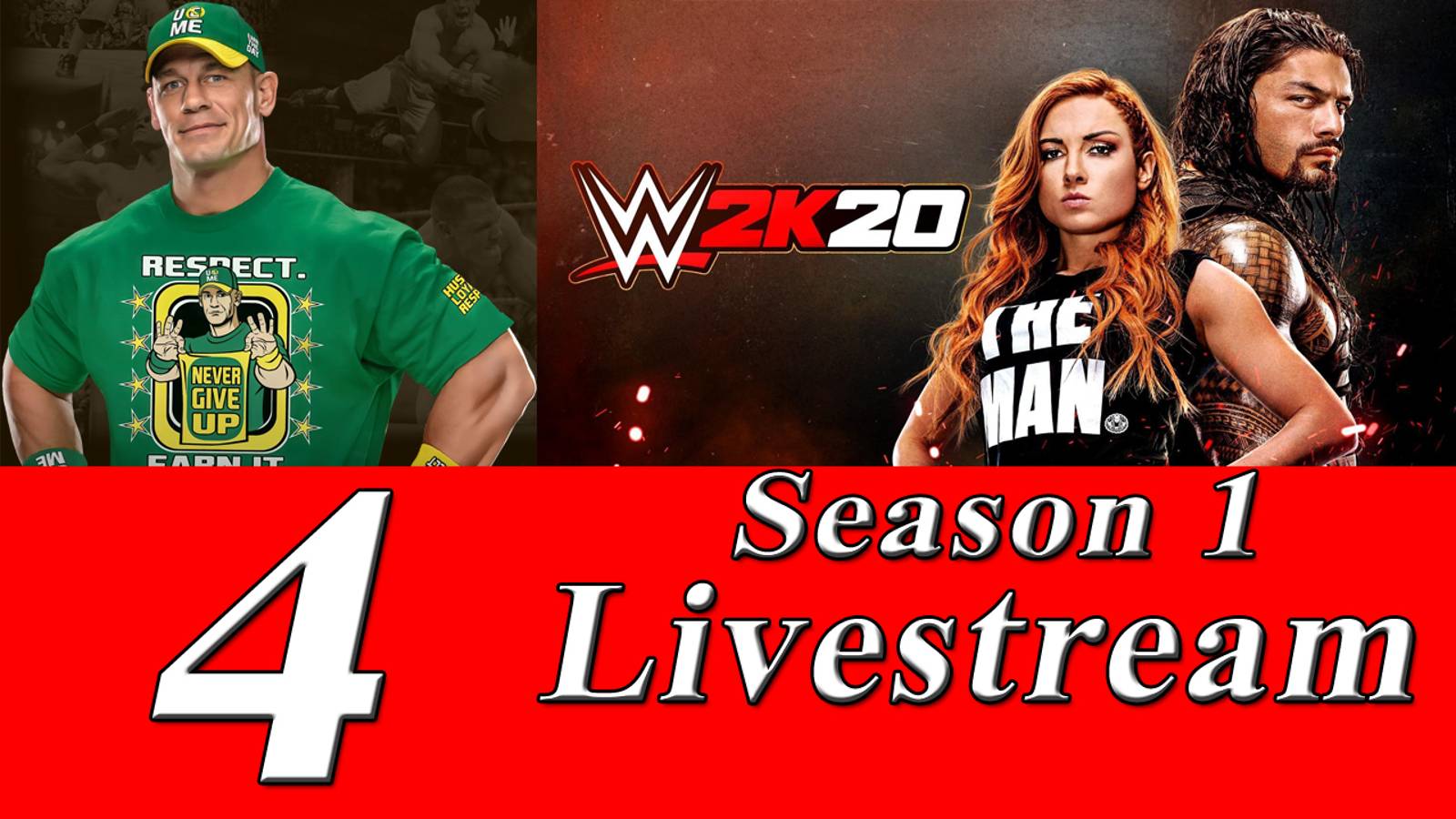 Соревновательный стрим by Captain Miller (WWE 2K20) №4 [SEASON 1]