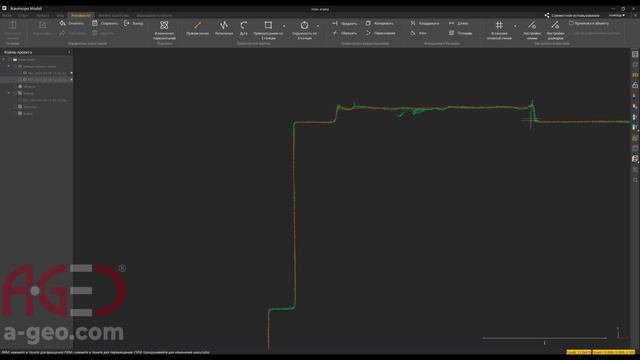 Отрисовка плана многоквартирного дома в программе Navmopo Model.
