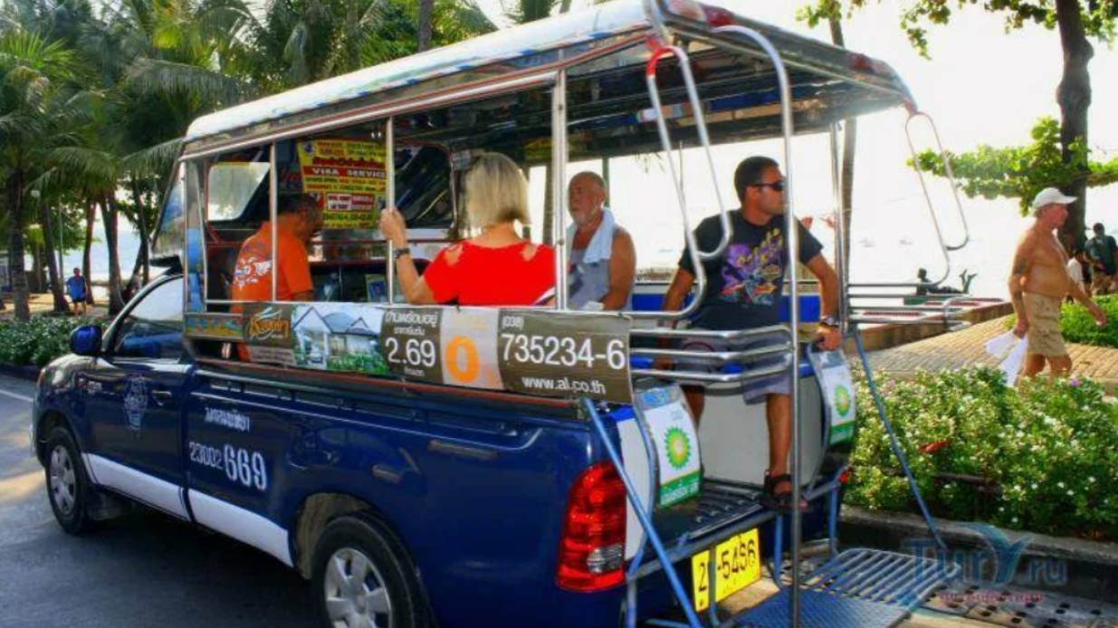 На тук-туке по острову Ко Лан (Ko Lan, Thailand)