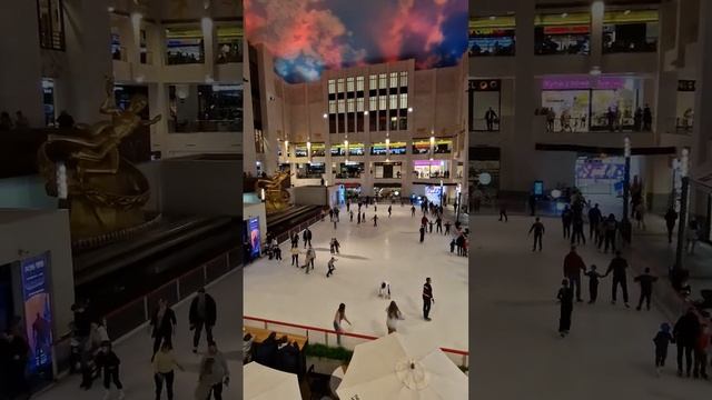 Ice Skating on Rockefeller Plaza? #travellingwithrussell