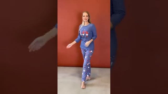 НОВОГОДНЯЯ ПИЖАМА ДЛЯ ЗИМННИХ ВЕЧЕРОВ