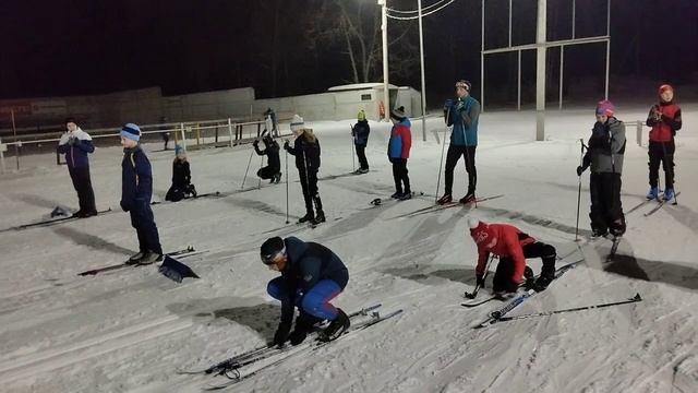 31.01.2023 Супер крутая тренировка на биатлоне
