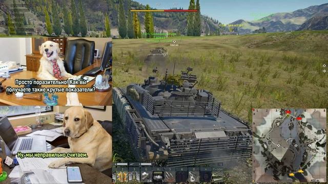 War Thunder Полковые бои TUrS нарезка 9