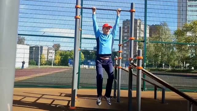 ‼ Продолжаем челлендж "Физкультура и спорт в 50 +": 2 вис подтягивание на перекладине... ♂♀♀