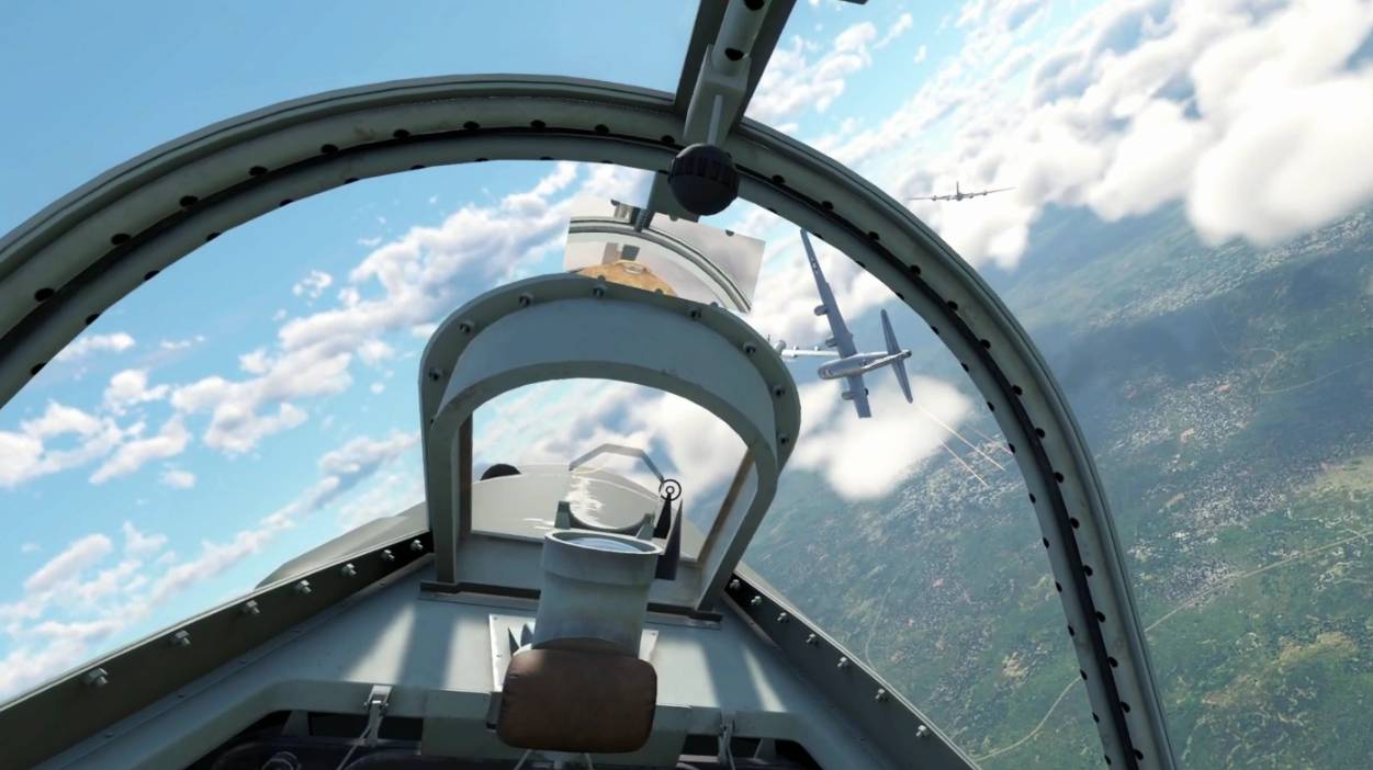 Полет на советском истребителе Ла-9 в VR очках PICO 4.