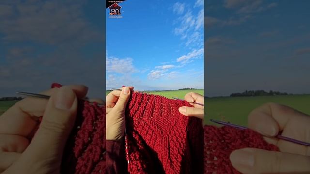 Когда за окном красота   - вяжется с удовольствием всегда