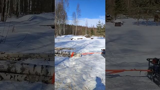 Лифан тащит 💪 #снеготехника #lifan #снегоход