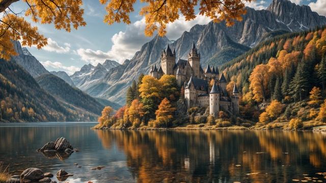 Инструментальная фоновая музыка, осеннее пианино/Instrumental background music,autumn piano ambience