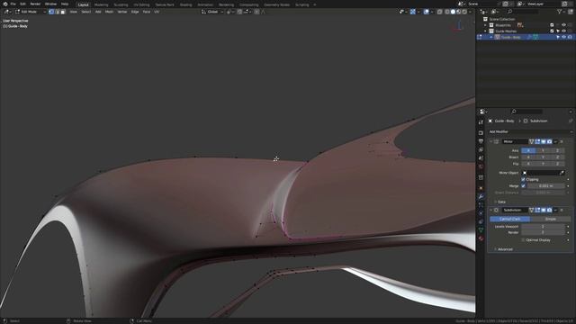 Section 03 - Modeling - Exterior - Guide Meshes
09 - Back of the Front Fender