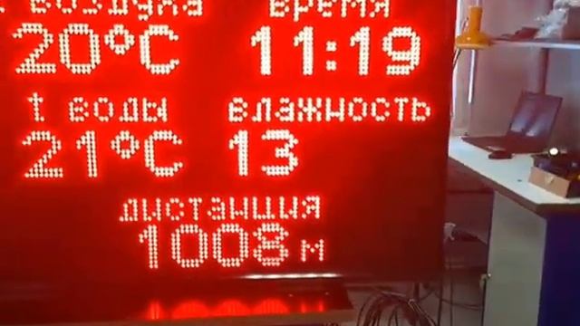 Табло ITLINE для бассейна ТМР-А34v2