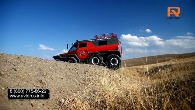 Тест-драйвы вездехода ШАМАН в Турции