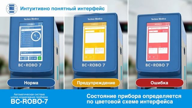 Cистема штрих-кодирования пробирок BC ROBO-7| Techno Medica