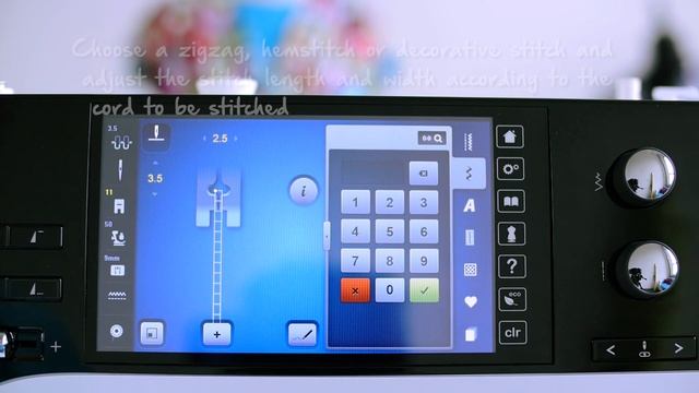 Tutorial how to create topstitching with the BERNINA cordonnet foot no. 11