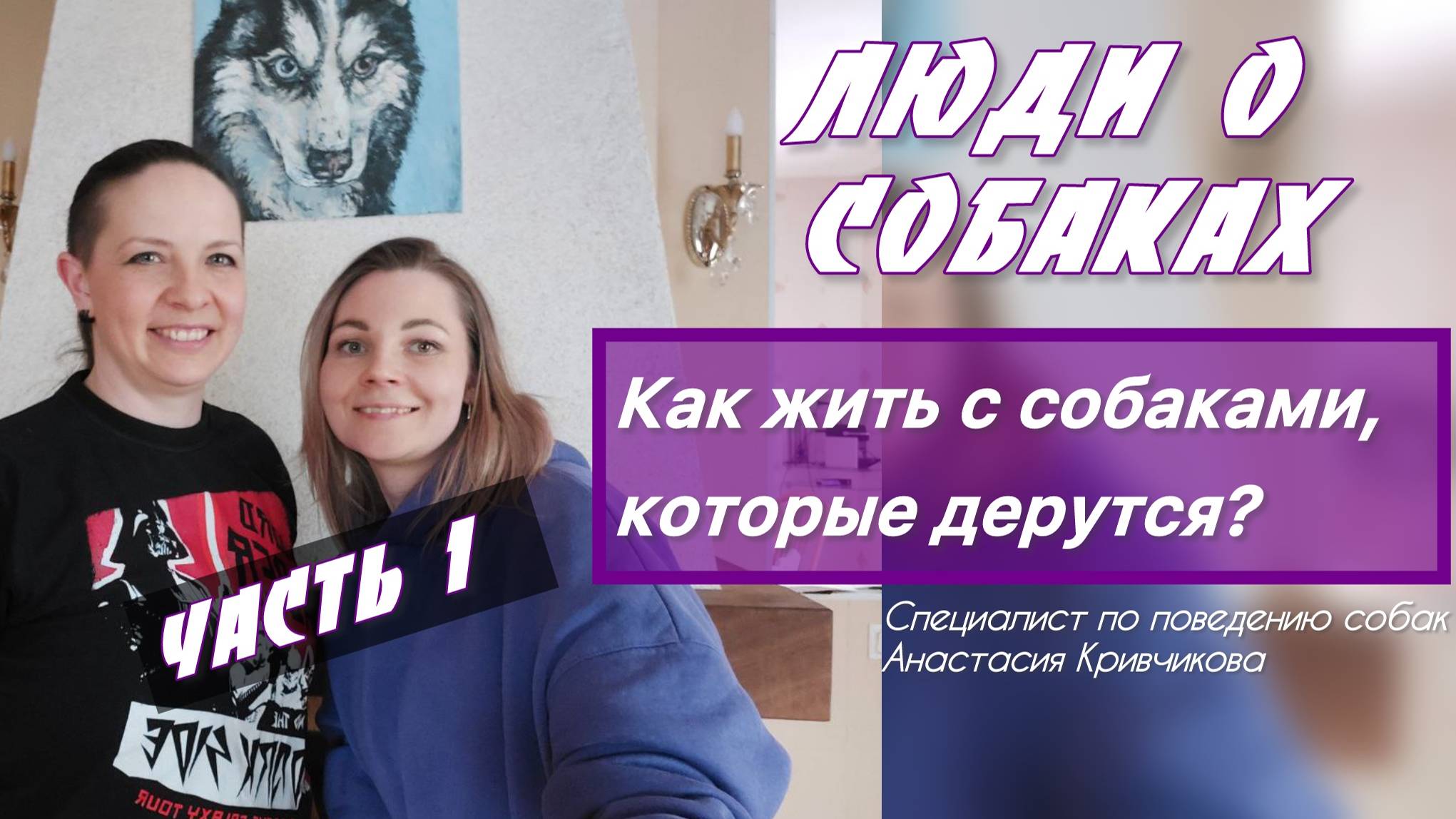 Собаки дерутся, что делать? | 1 часть интервью со специалистом по поведению собак