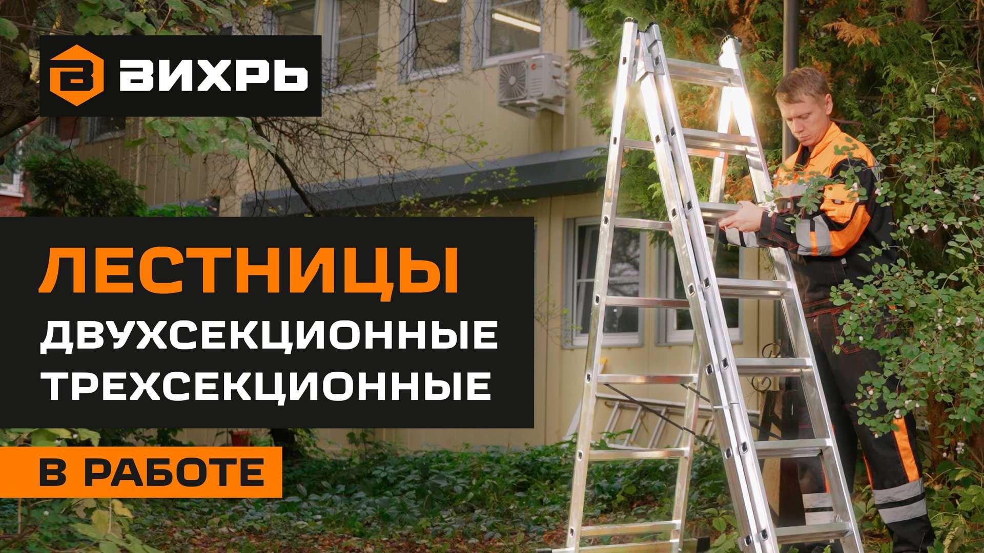 Лестницы Вихрь двухсекционные/трехсекционные