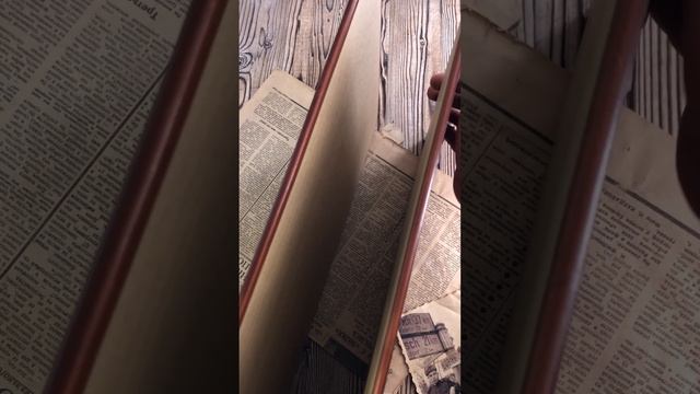 Прекрасный кожаный альбом А3 формата с массивным и мощным корешком