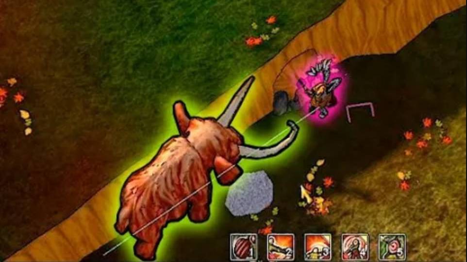 Haven and hearth Атака мамонта в лоб со средними статами