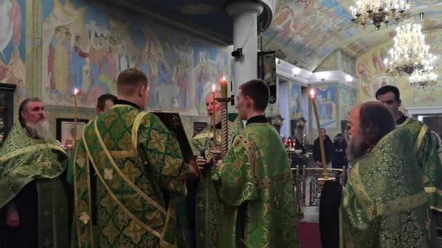 Евангелие Утрени 07.10.24. Всенощное бдение в праздник преставления прп. Сергия Радонежского.