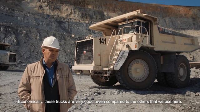 Видеоотзыв: Самосвалы Terex на асбестовых месторождениях