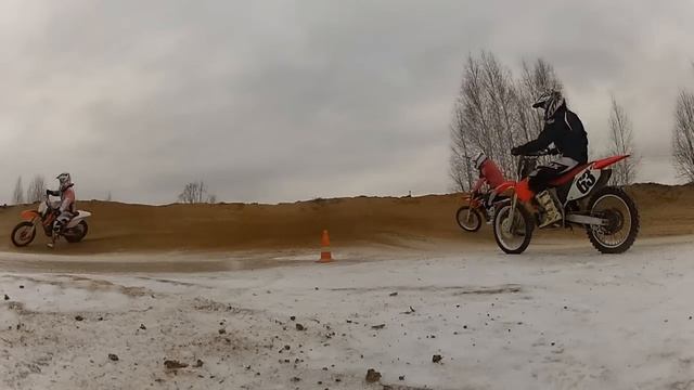 Школа мотокросса #10 - Упорный левый поворот